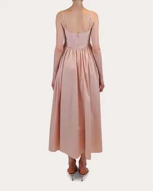 Azeeza Rachel Poplin Empire Midi Dress