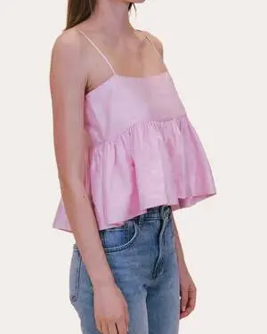 Azeeza Rachel Taffeta Empire-waist Top