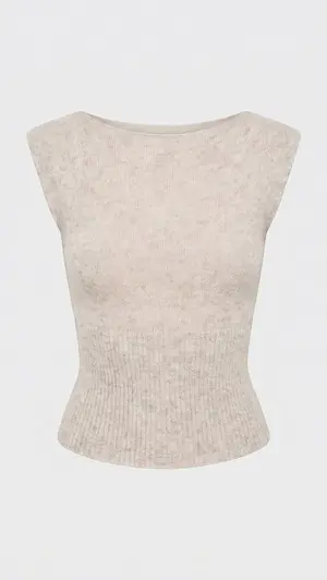 REFORMATION Rhiannon Sheer Alpaca Sweater Top