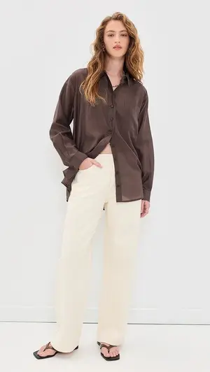 REFORMATION Eli Oversized Shirt