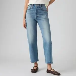 LEVI'S Ribcage Straight Ankle Jeans