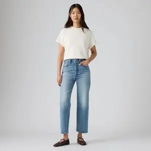LEVI'S Ribcage Straight Ankle Jeans