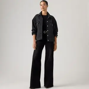 LEVI'S 728 High-rise Wide-leg Jeans - Worn Midnight