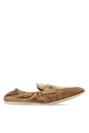 Dolce & Gabbana Suede Loafers - Brown