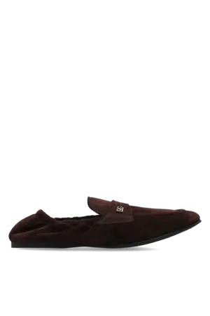 Dolce & Gabbana Suede "loafers" Shoes - Brown