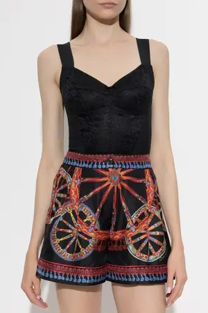 Dolce & Gabbana Bodysuit With Lace Inserts