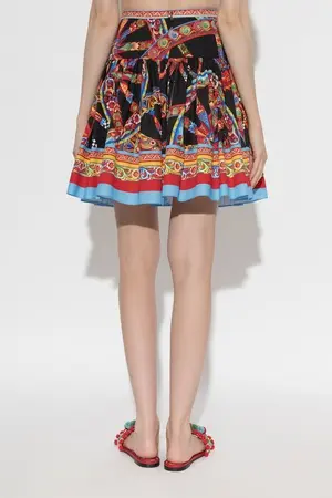Dolce & Gabbana Skirt With 'carretto' Print
