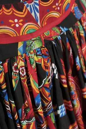 Dolce & Gabbana Skirt With 'carretto' Print