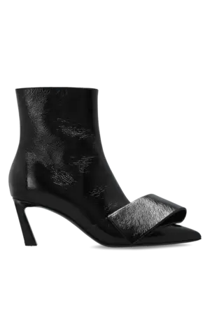 Givenchy Leather Heeled Ankle Boots - Black