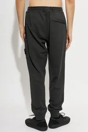 Stone Island Sweatpants With Logo Patch