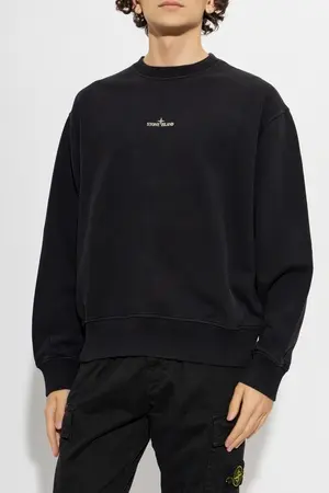 Stone Island Sweatshirt With Printed Logo