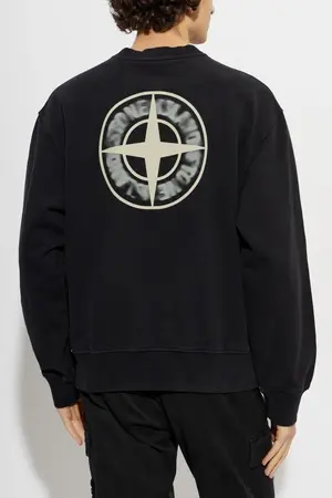 Stone Island Sweatshirt With Printed Logo