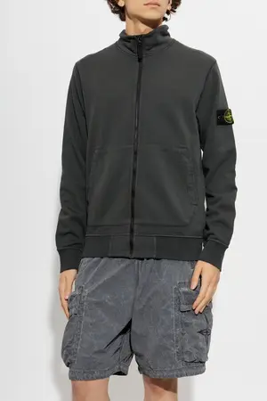 Stone Island Sweatshirt With A Stand-up Collar