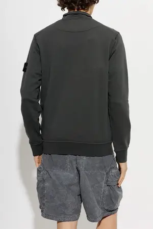 Stone Island Sweatshirt With A Stand-up Collar