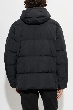 Stone Island Down Jacket With Hood