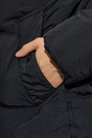Stone Island Down Jacket With Hood