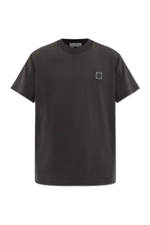 Stone Island T-shirt With Logo Patch