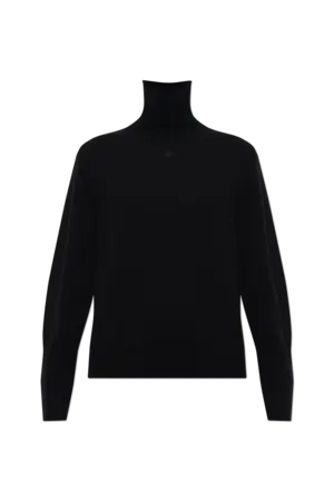 COURREGES Wool Turtleneck Sweater - Black