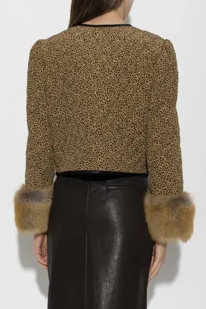 Valentino Garavani Jacket With Animal Print