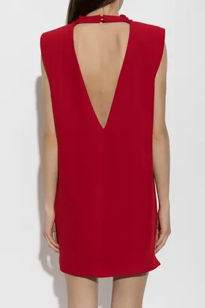 Valentino Garavani Silk Mini Dress With Pockets