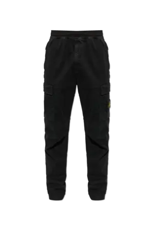 Stone Island Cargo Pants - Black
