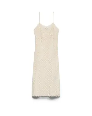 Prada Embroidered Lace Dress