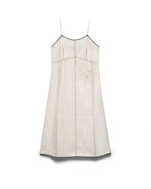 Prada Striped Dress With Bow