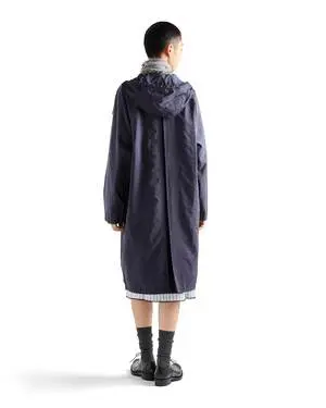 Prada Lightweight Re-nylon Raincoat With Drawstring Hood