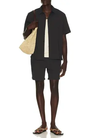 PERCIVAL Seersucker Swim Shorts