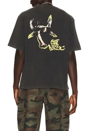 Off-White Fallen Angel Skate Tee - Black