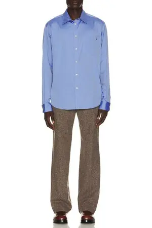 Valentino Garavani Classic Shirt In Blue