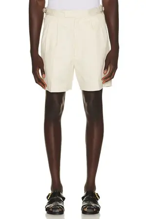 PERCIVAL Blake Double Pleated Shorts