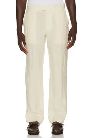 PERCIVAL Tailored Linen Trousers