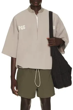 Fear Of God Half Zip Baseball Shirt