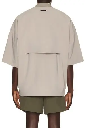 Fear Of God Half Zip Baseball Shirt