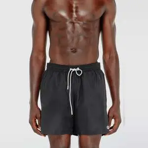 DIESEL® Diesel Swim Shorts With Embroidered Oval D Logo Black