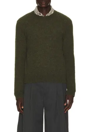 Dries Van Noten Melbourne Sweater - Forest