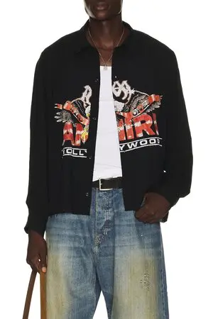 Amiri Ma Eagle Shirt - Black