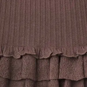 SKIMS Ruffle Mini Skirt | Purple | | Sheer Knit