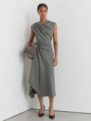 Reiss Wool Blend Midi Dresses