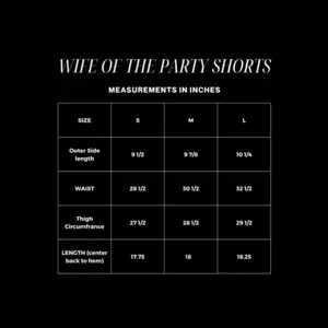 UNTAMED PETALS Wifey Shorts