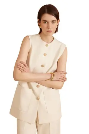 EXQUISE Anisa Buttoned Vest