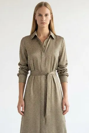EXQUISE Clio Midi Shirt Dress