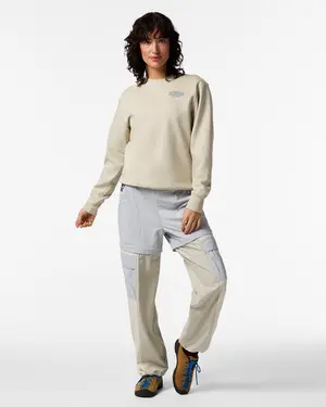 COTOPAXI Organic Cotton-recycled Polyester Blend Crewneck Sweatshirt With Graphic Detail - Mineral