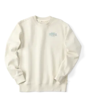 COTOPAXI Organic Cotton-recycled Polyester Blend Crewneck Sweatshirt With Graphic Detail - Mineral