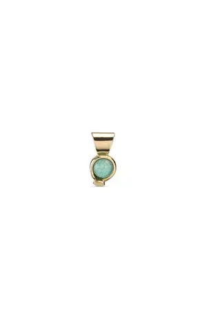 UNODE50 Charm Plated In 18k And Amazonite Stone - Gold