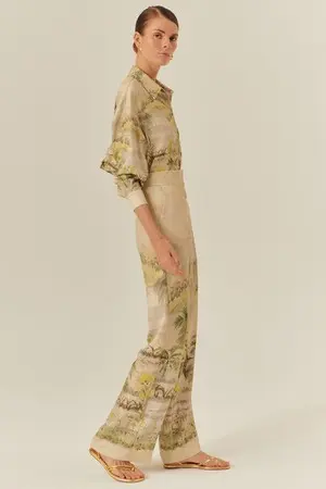 EXQUISE Cecelia Classic Relaxed Wide Legs