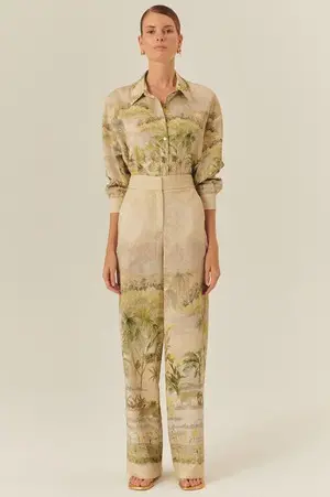 EXQUISE Cecelia Classic Relaxed Wide Legs