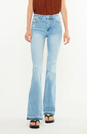 KANCAN ESSENTIALS Stephanie Essentials High Rise Flare Jeans