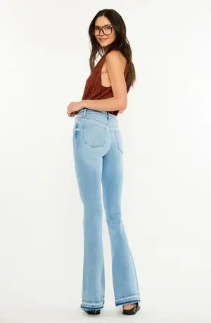 KANCAN ESSENTIALS Stephanie Essentials High Rise Flare Jeans